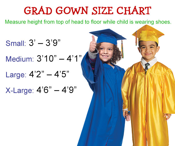 Size Chart | Little Graduates