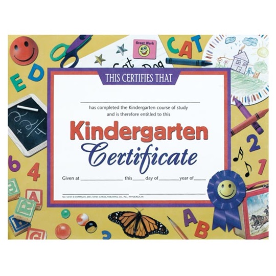school border certificate